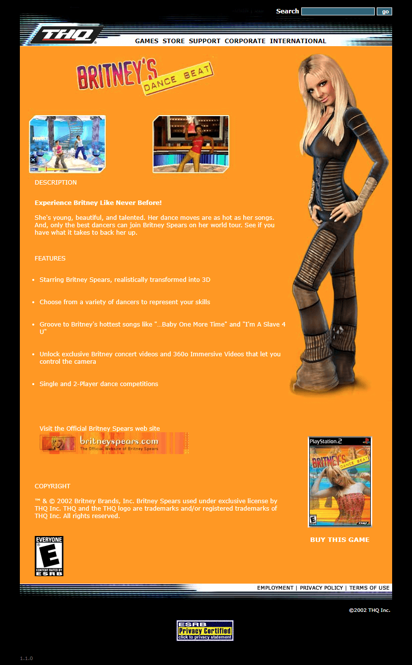 THQ in 2003 - Web Design Museum THQ in 2003 - Web Design Museum